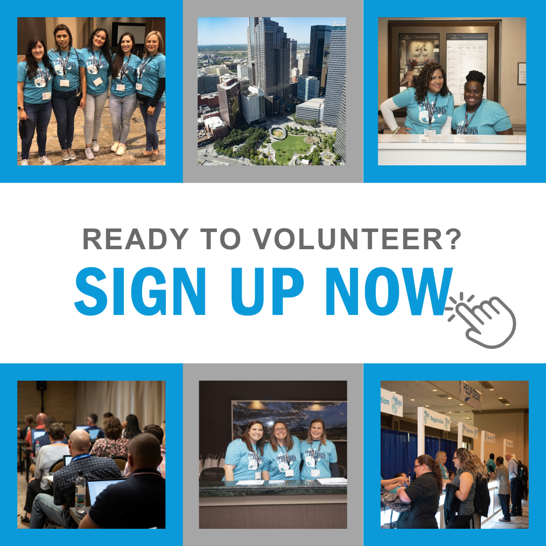 Become a Conference Volunteer - Crimes Against Children Conference
